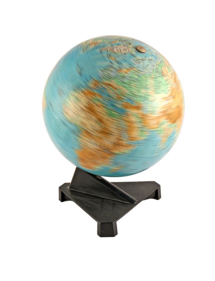 Spinning Globe-design Element-clipping Path Stock Image - Image of ...