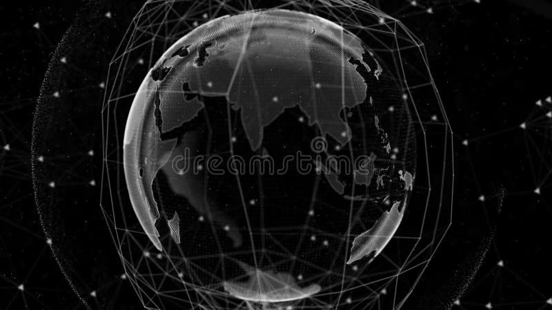 Rotating Globe with Shining Continents 4K 3D Loop Animation with Alpha ... Rotating Globe with Shining Continents 4K 3D Loop Animation with Alpha ...