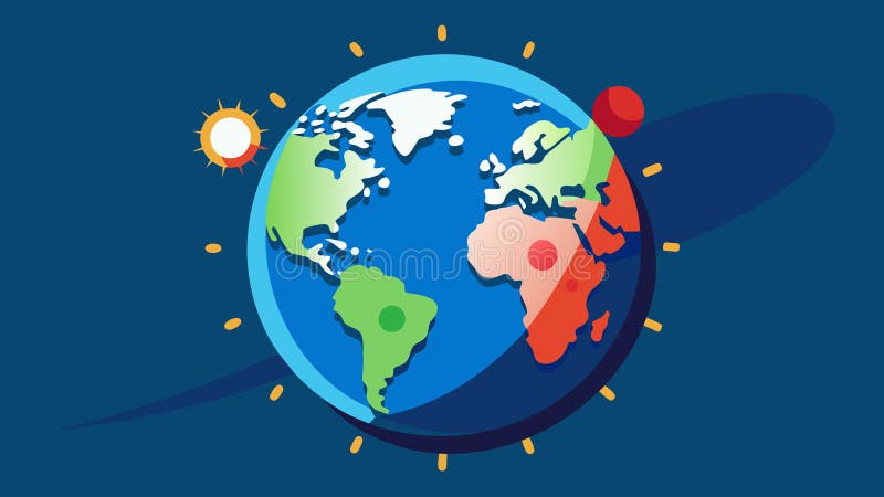 A Rotating Globe Visualization Showcasing the Spread and Impact of a ...