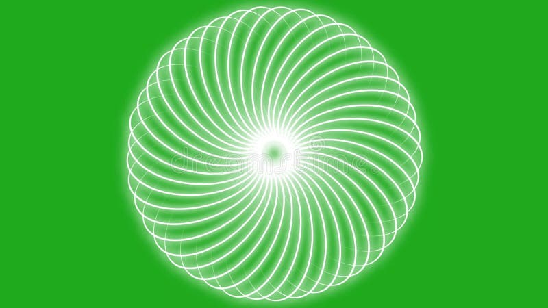 Rotating and Glowing Effect Green Screen Motion Graphics Stock Footage ...