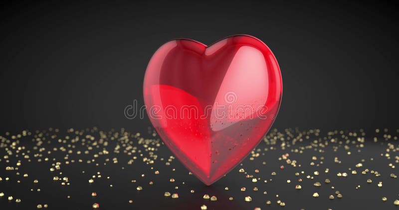 Rotating Heart Loading Animation Stock Footage - Video of loop, emotion ...