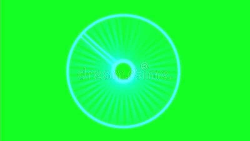 Rotating Circles on Green Screen Stock Video - Video of design ...
