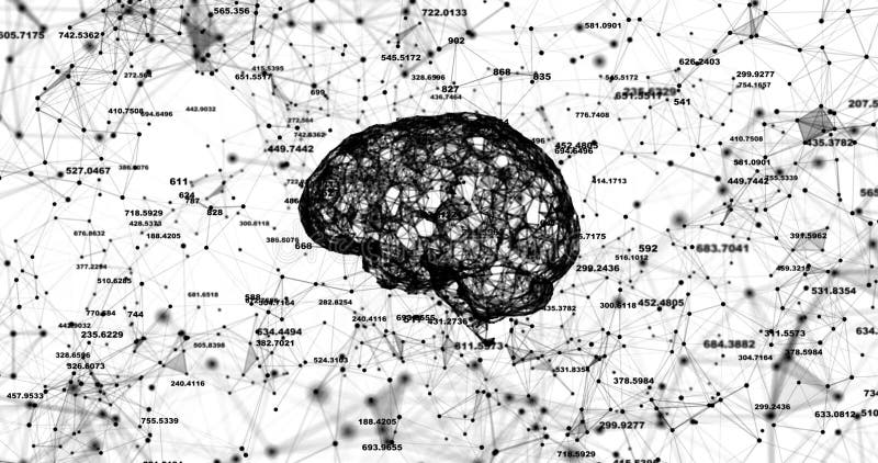 Rotating Human Brain Plexus Structure Evolving Around Seamless Loop Stock Video Video Of