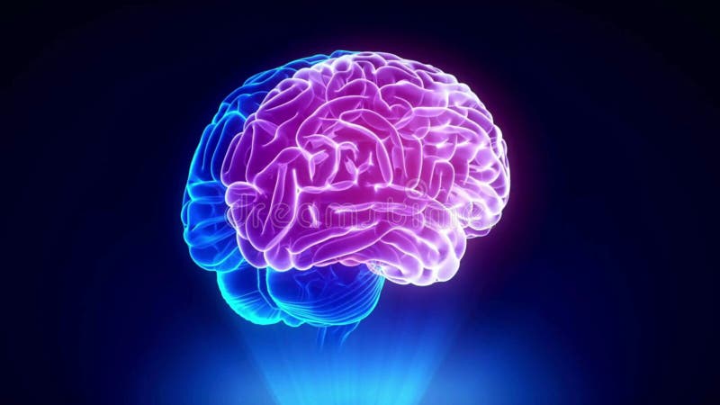 3D Animated Human Brain Loop Stock Video - Video of water, anatomy ...