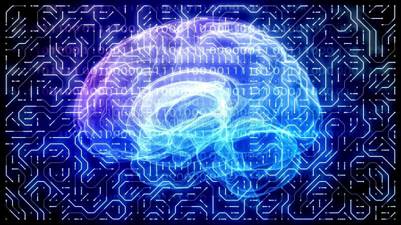 3D Animated Human Brain Loop Stock Footage - Video of brain, biology ...