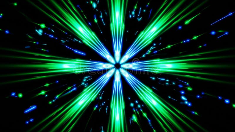 Rotating Laser Streaks in Outer Space Vj Loop Background Stock Footage ...