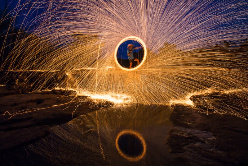 Rotating lights stock photo. Image of carnival, grind - 70070526