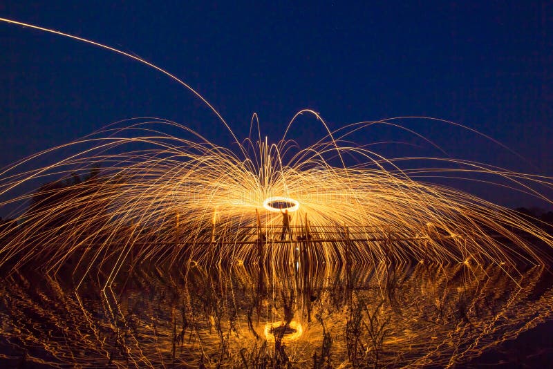 Rotating lights stock image. Image of orange, rotate - 70072833