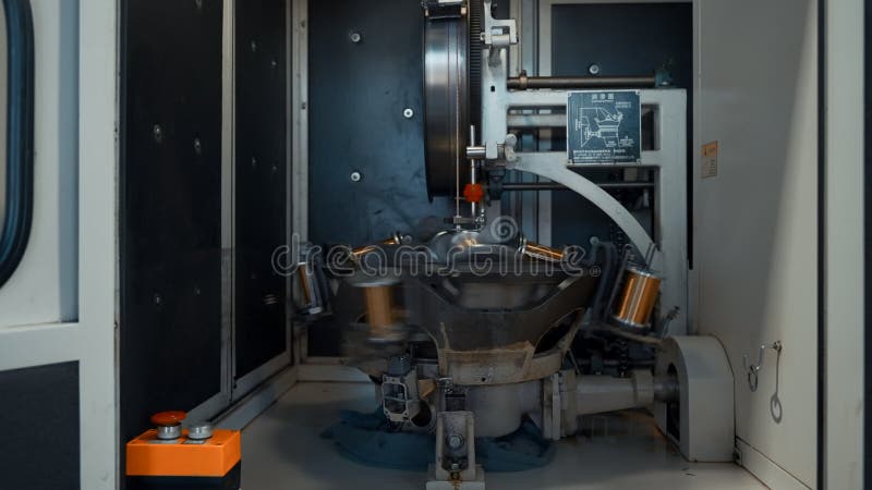 Rotating Machine with Copper Wire Winding. Creative. Automated Machine ...
