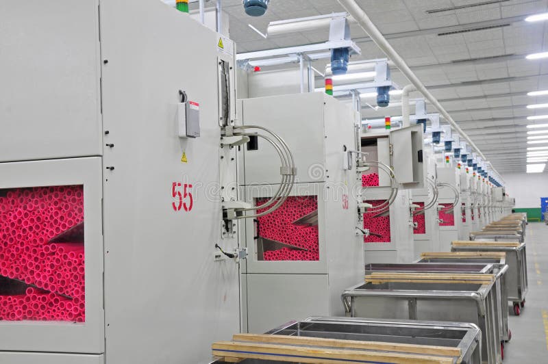 In a Rotating Machinery and Equipment Production Company Stock Image ...