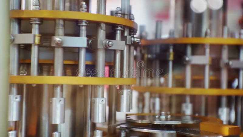 Rotating Mechanical Details of a Complex Mechanism Stock Video - Video ...