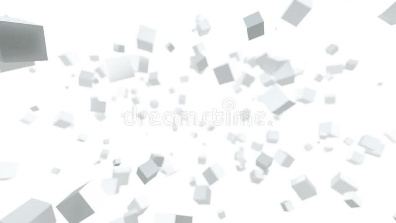Rotating metal cubes stock video. Video of block, concept - 47193007