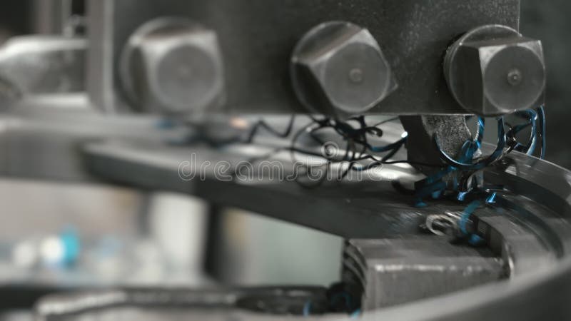 Rotating Milling Machine for Processing Metal Products. Stock Video ...