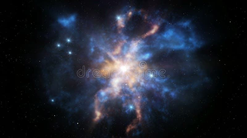 Rotating nebula loop stock footage. Video of formation - 103482704