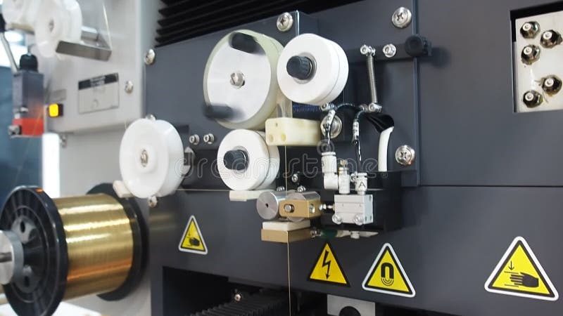 The Rotating Parts of the Spark Erosion Machine Stock Footage - Video ...