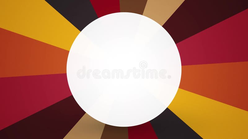 White Circular Shapes Motion Graphics with Green Screen Background ...