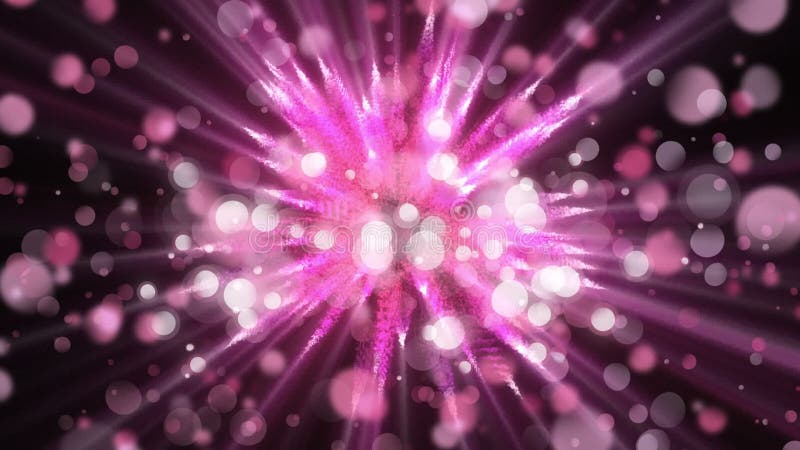 Rotating Pink Spines and Spots of Light Stock Video - Video of glowing ...