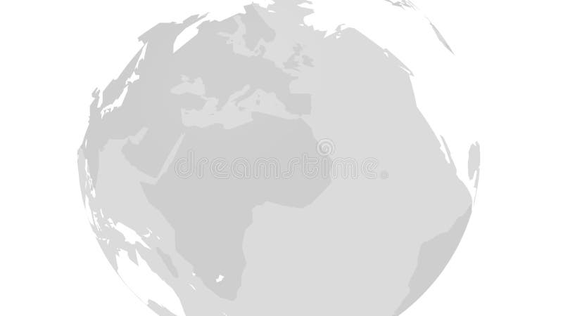 Rotating Planet Earth - Abstract Background with Transparent Globe and ...