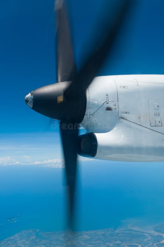 Rotating propeller stock photo. Image of aircraft, propeller - 22396930