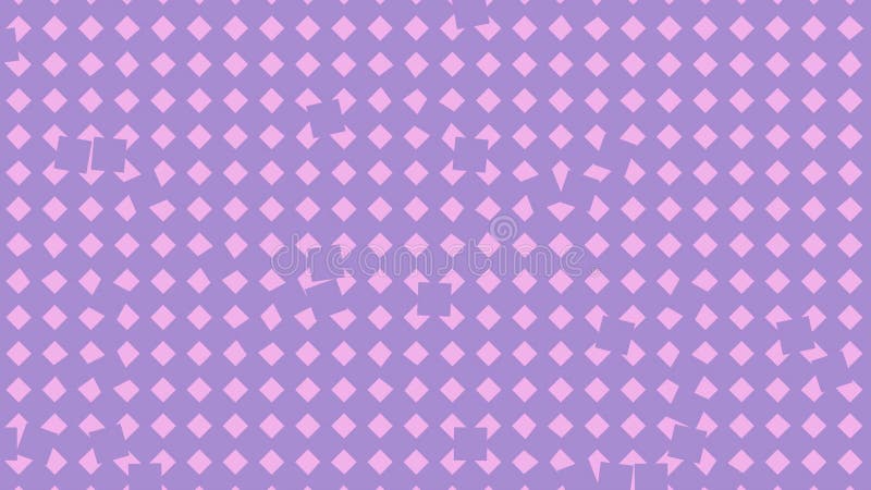 Random Rotating Purple Rectangular Blocks on Pink Background. Abstract ...