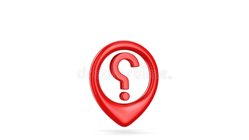 Rotating Question Mark Cube, Seamless Loop Spinning Animation of ...