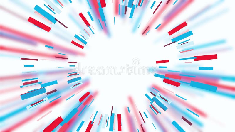 Rotating Rays in Circle. Motion. Animation with Simple Rotating Circle ...