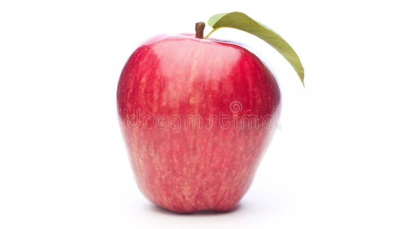 Apple Isolated, Rotate in Loop Stock Video - Video of rotate, healthy ...