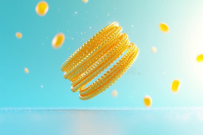 Rotating Rings - Abstract Animated Background Design - 3D Render Loop ...