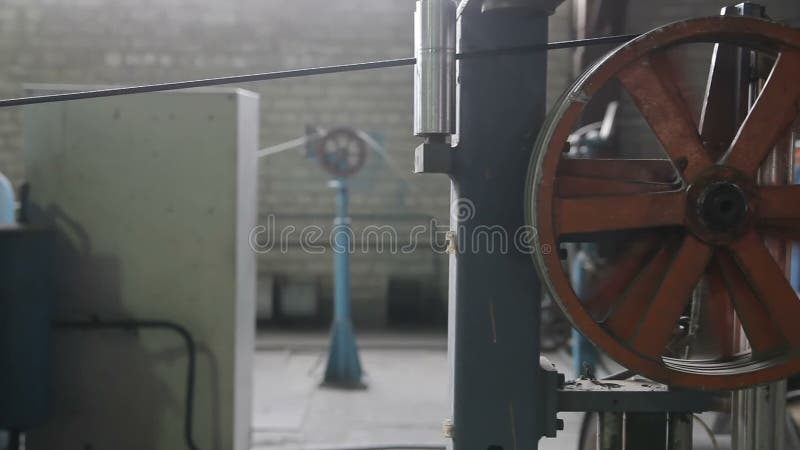 Rotating Rollers in Production Stock Video - Video of machine ...