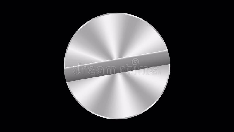 Rotating Animation. Metal Head. Construction Hardware. Tool for ...