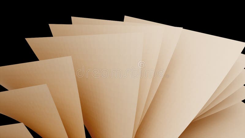 Rotating sheets of paper stock image. Image of structure - 351543255