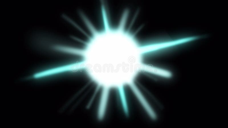 Rotating Shining Circle on a Black Screen. Stock Footage - Video of ...