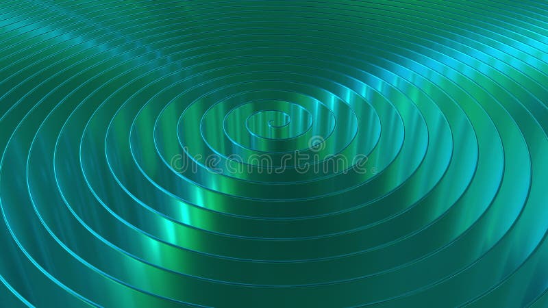 Rotating Shiny Copper Coil. Loopable 3D Animation Stock Footage - Video ...