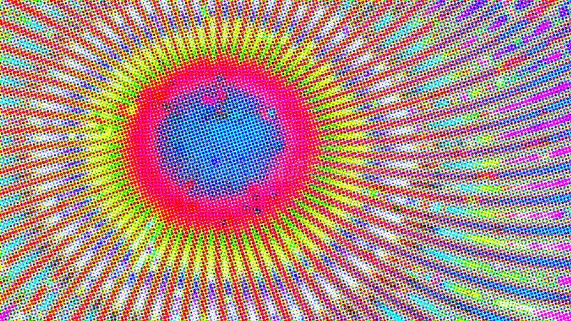 Rotating Simple Rays, Hypnotic Wallpaper Stock Video - Video of motion ...