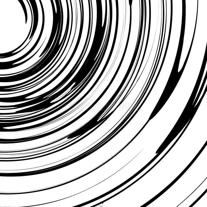 Rotating Spiral Element. Abstract Swirl, Vortex Shape Stock Vector ...