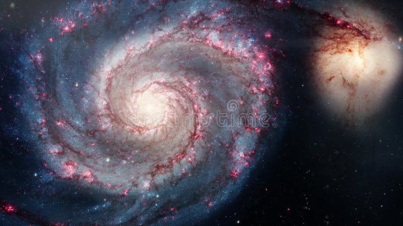 Spiral Galaxy Rotation Loop with Millions of Stars - 4K Rotating Spiral ...