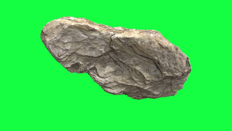 Rotating Stone on Green Screen Stock Footage - Video of meteor, mineral ...