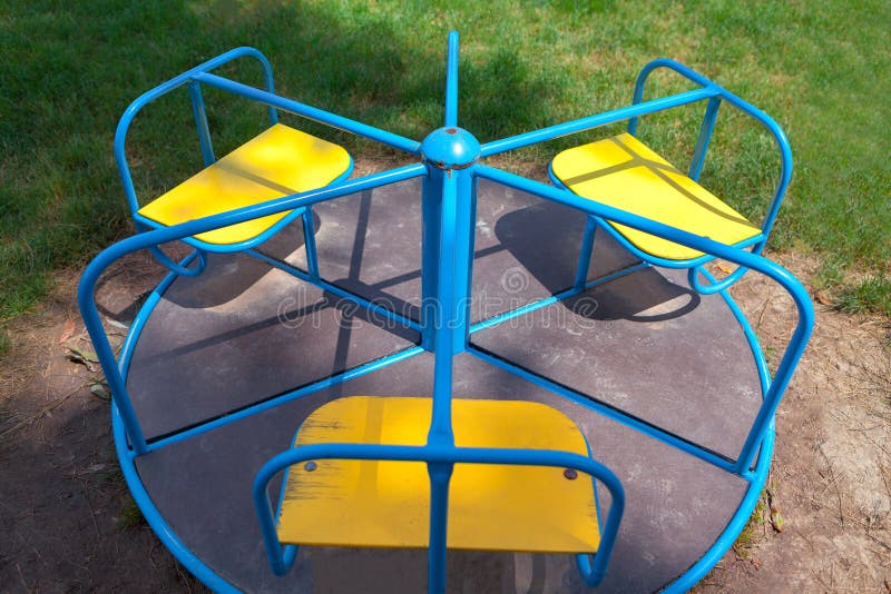 Rotating swing stock image. Image of playground, entertainment - 242317297