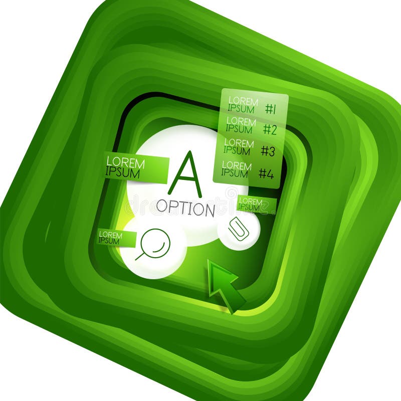 Rotating Swirl Square Background, Color Rectangles with Stepping ...