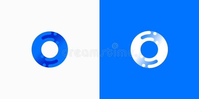Rotating Technology Circle Shape Vector Logo Design Stock Vector ...