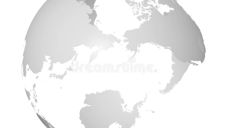 Rotating Transparent Earth Globe Map Stock Footage - Video of design ...
