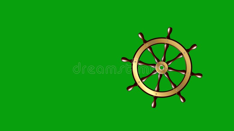 Rotating Wheel with Green Screen Background Stock Footage - Video of ...