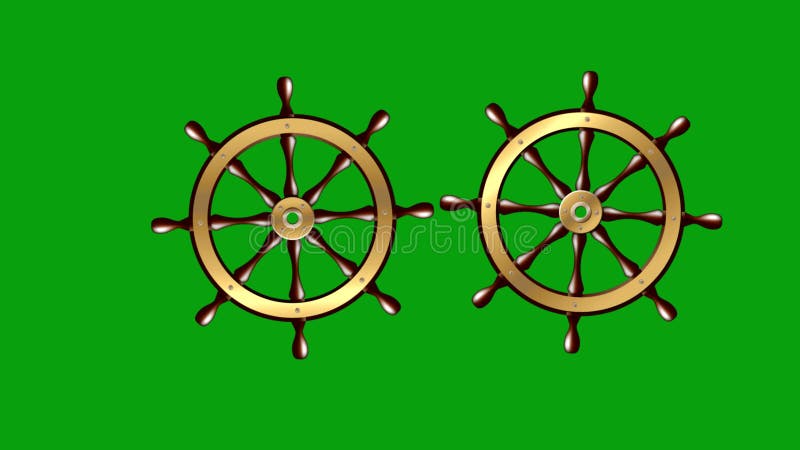 Rotating Wheels Line Green Screen Motion Graphics Stock Footage - Video ...
