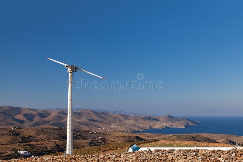 Rotating windmill stock photo. Image of innovation, ecologic - 39338032