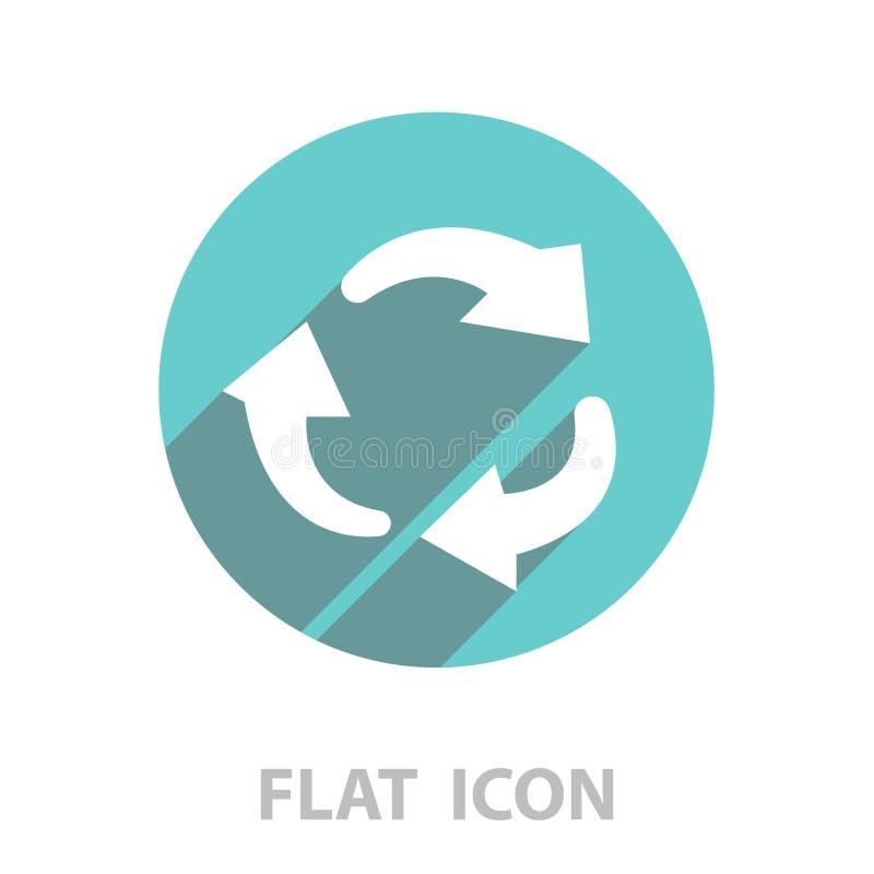Rotation Arrows in a Circle Web Icon. Vector Stock Vector ...