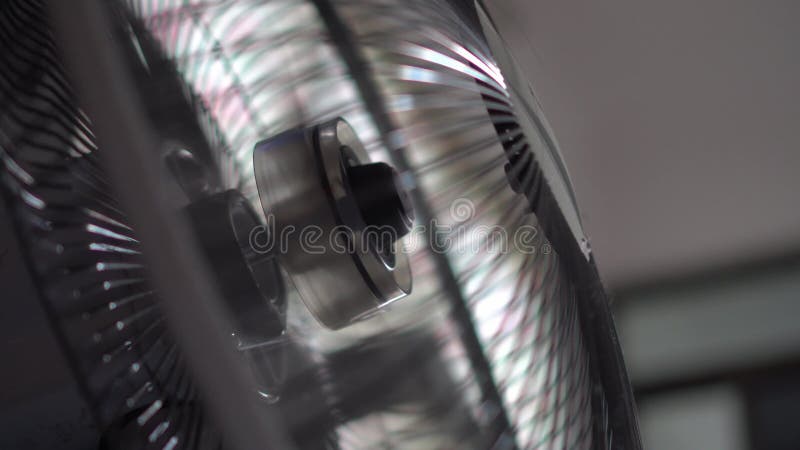 Rotation Blade of Table Fan Stock Video - Video of wind, weather: 219053407