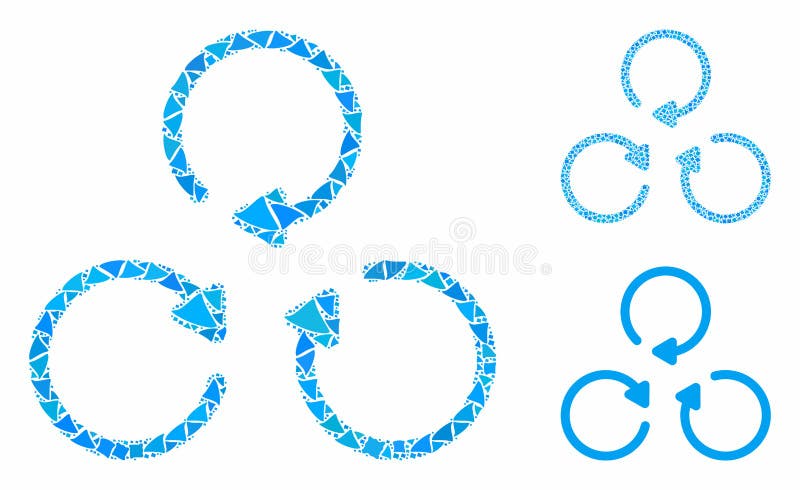 Rotation Composition Icon of Humpy Elements Stock Vector - Illustration ...