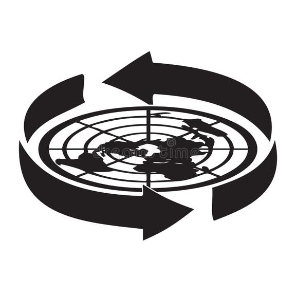 Rotation of the earth stock vector. Illustration of spin - 325005325