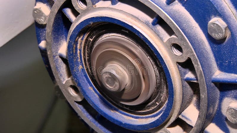 The Rotation of the Electric Motor Shaft Stock Footage - Video of ...