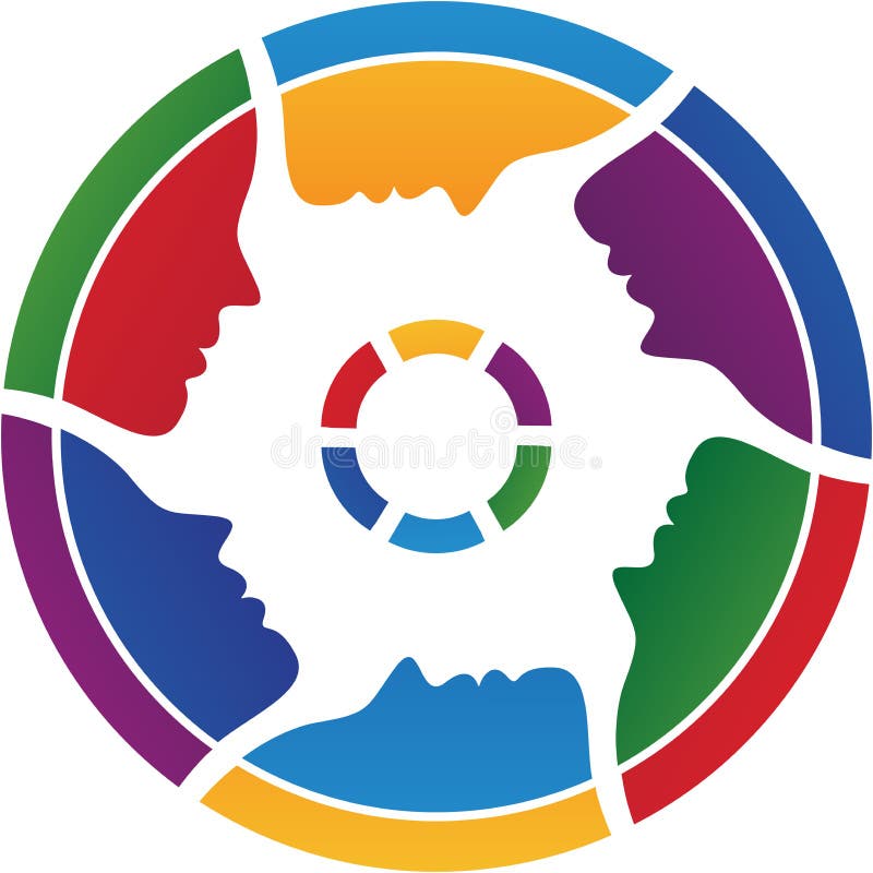 Rotation people logo stock vector. Illustration of circular - 26959629